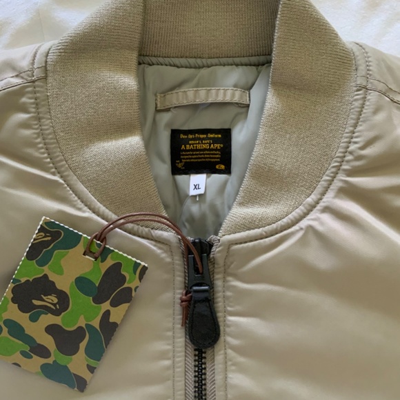 Bape | Jackets & Coats | Bape Bapesta Bomber Jacket Grey | Poshmark